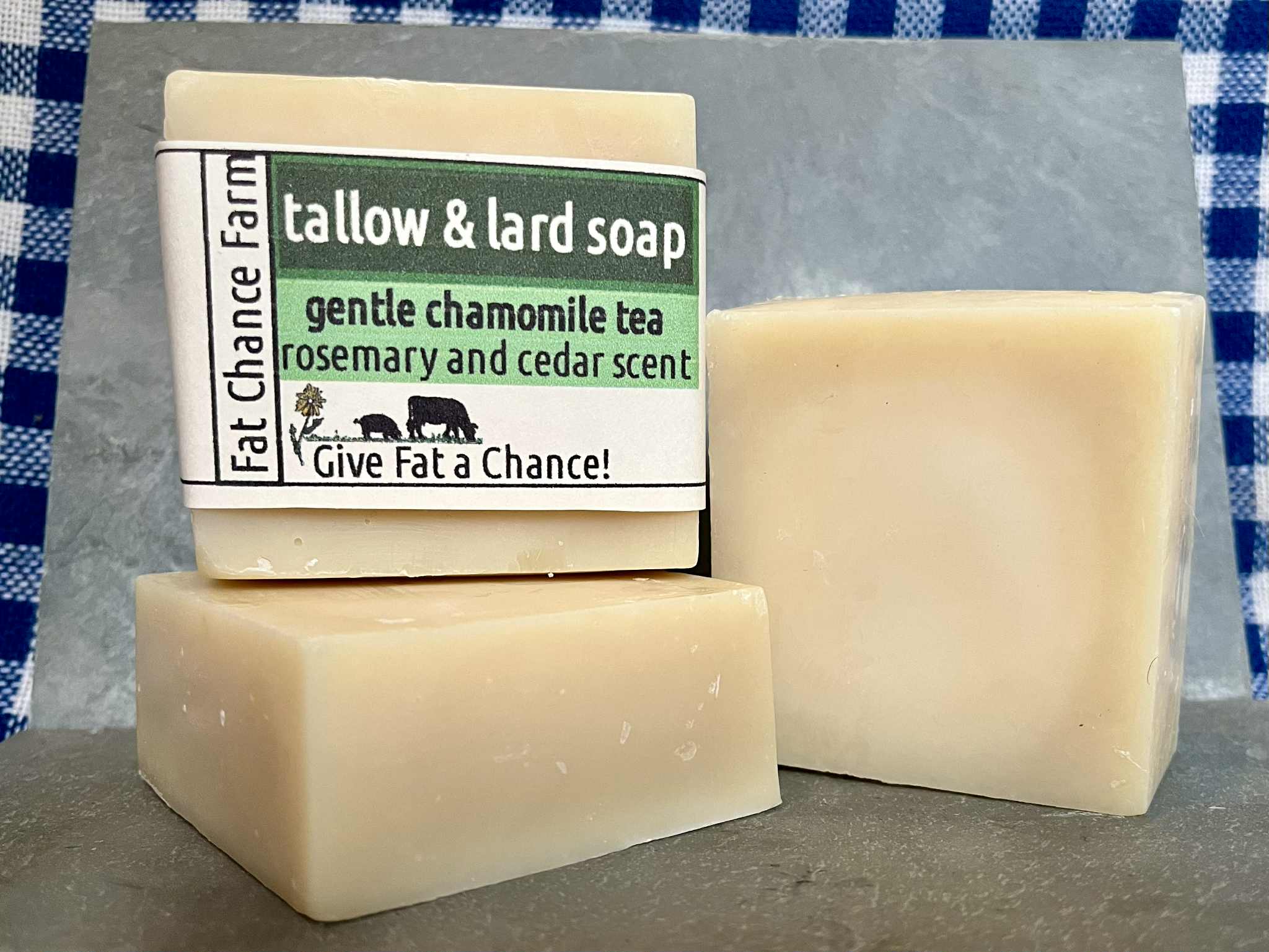 Chamomile Soap with Rosemary – Fat Chance Farm
